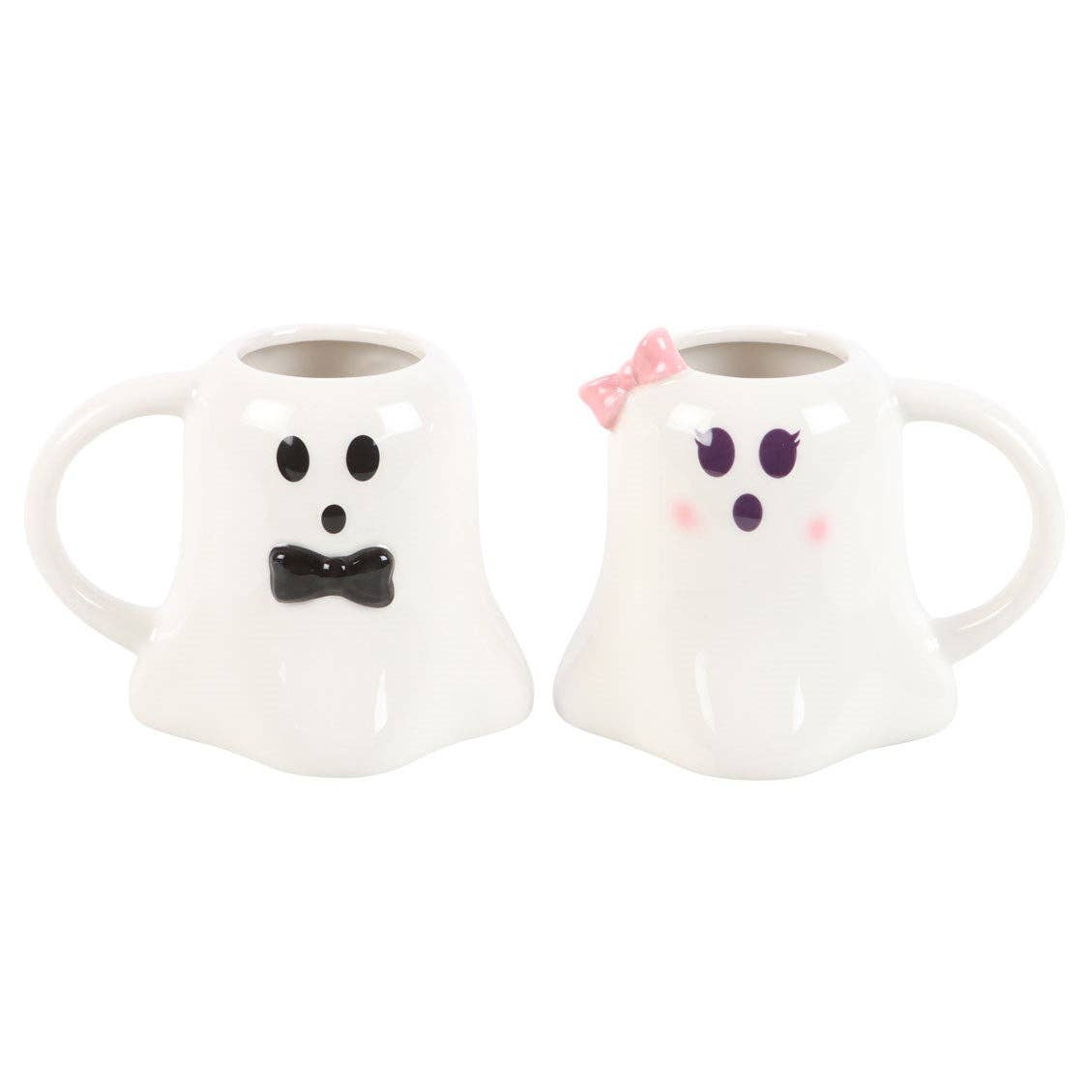 MR AND MRS BOO GHOST SHAPED HALLOWEEN MUG SET – Purple Box Boutique